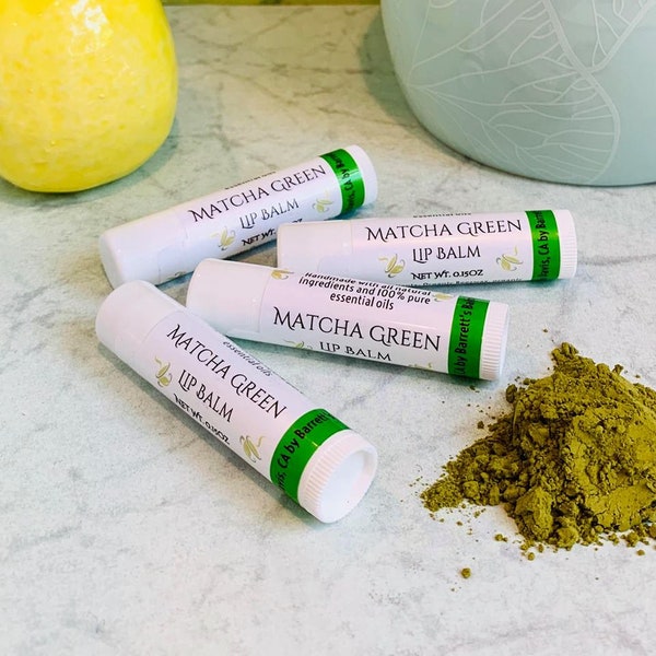 Matcha Lip Balm - Etsy