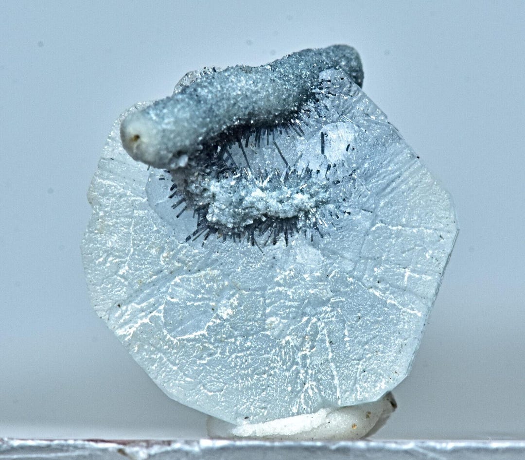 Amazing Unusual Vorobyevite Beryl Rosterite Crystal With Tourmaline 0. ...