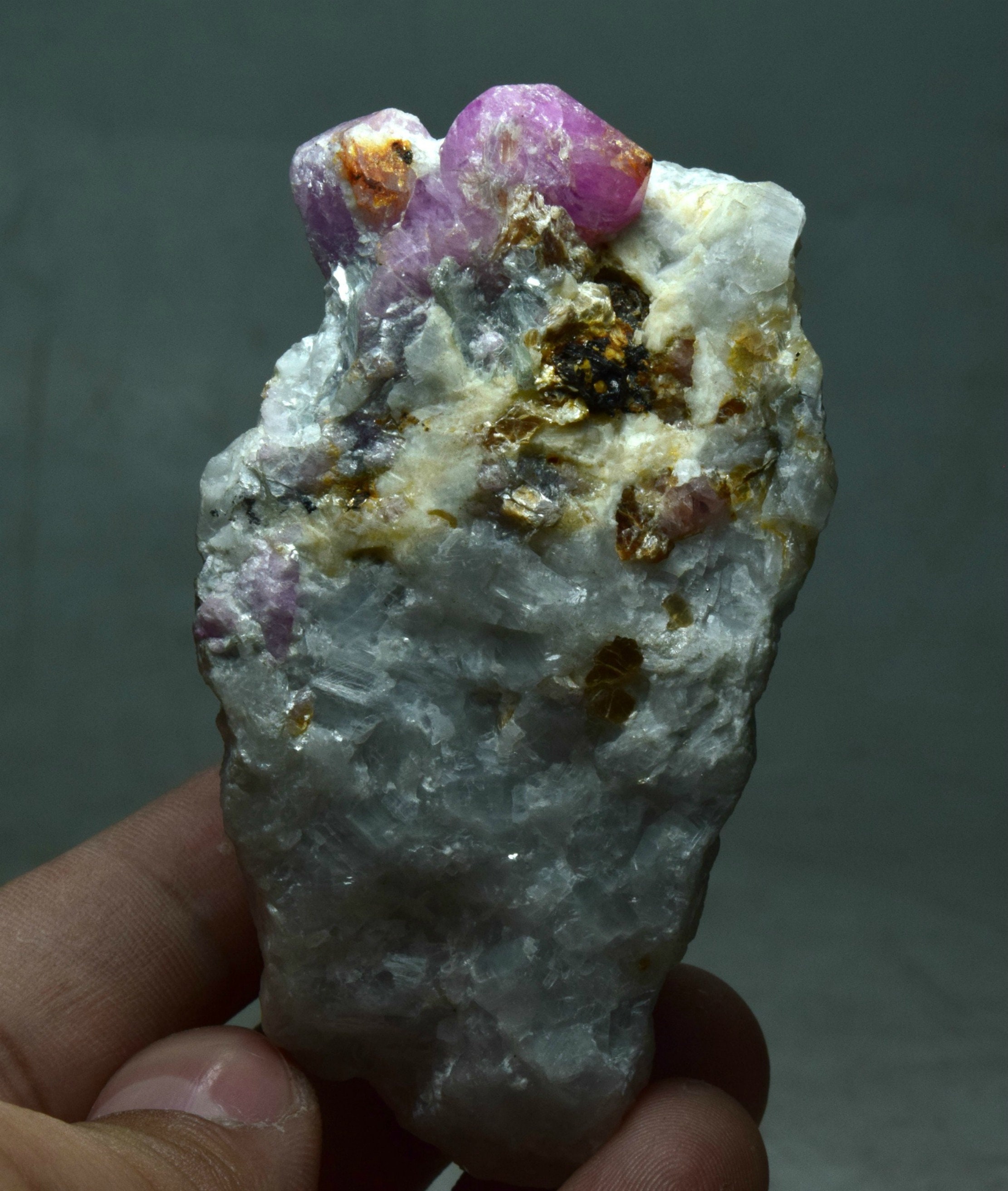 163 Gram Very Amazing Bi Ruby Crystal Specimen With Pyrite & | Etsy