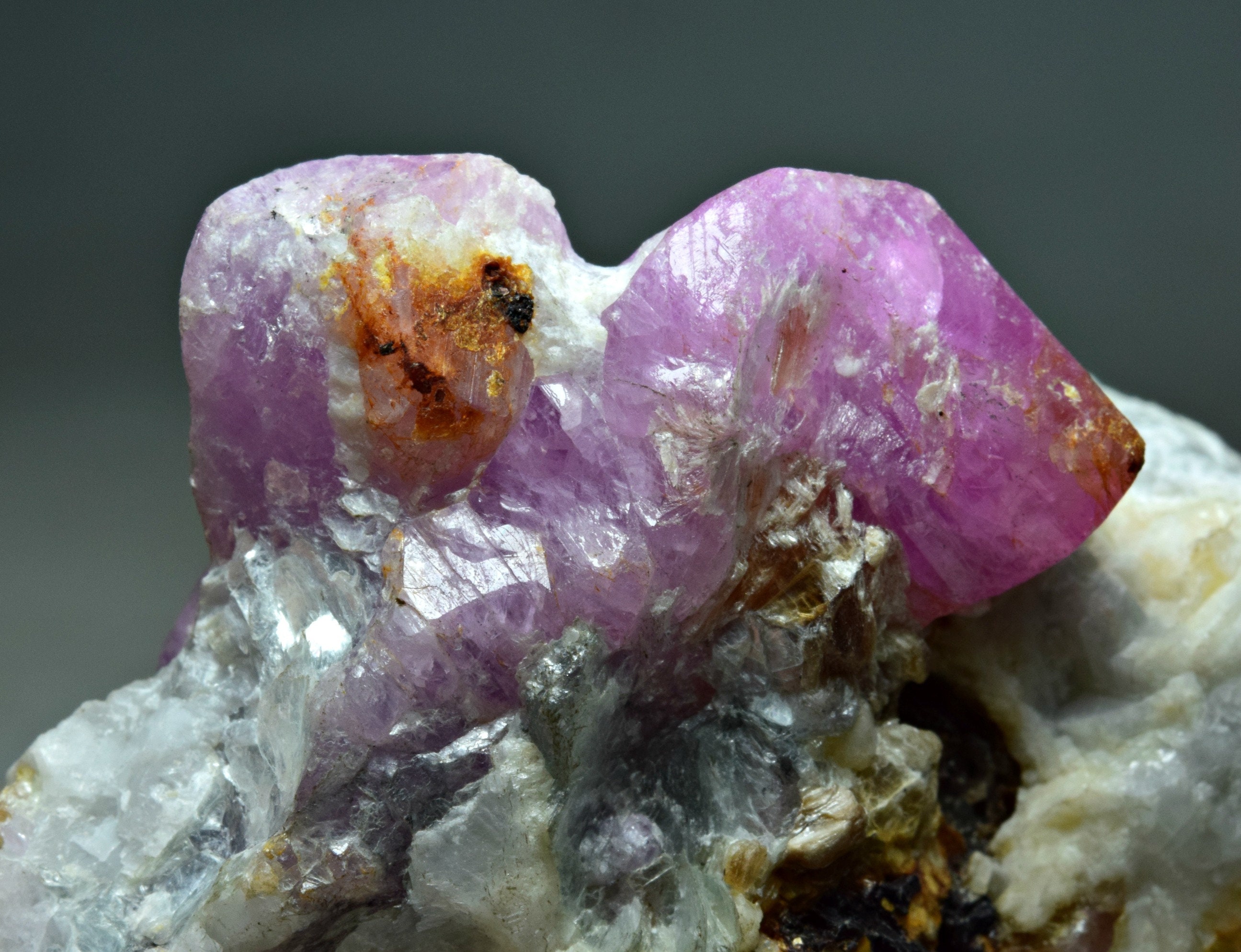 163 Gram Very Amazing Bi Ruby Crystal Specimen With Pyrite & | Etsy