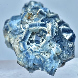Unusual Deep Blue Color Vorobyevite Beryl Rosterite Crystal Cluster 44 ...