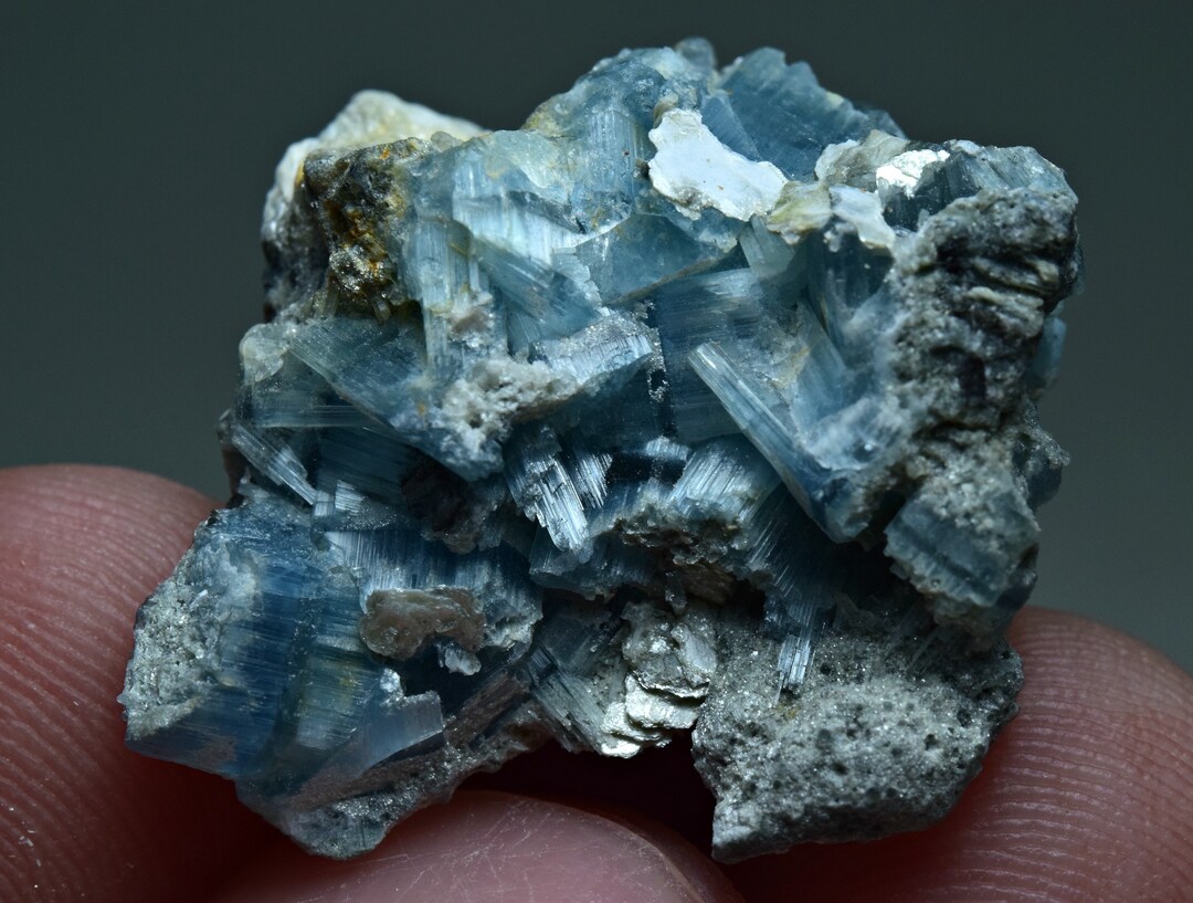 Unusual Vorobyevite Beryl Rosterite Crystal Cluster W/ Mica on Matrix ...