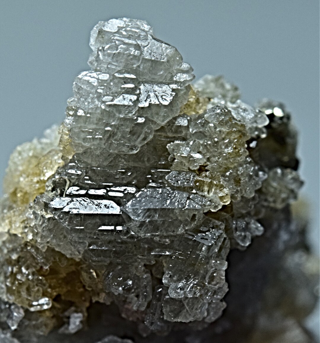 Unusual Forsterite Crystal Cluster With Lazurite Crystal Pyrite & Mica ...