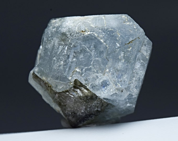 11 Carat Cross Shape Bi Vorobyevite Beryl Rosterite Crystal / Blue ...
