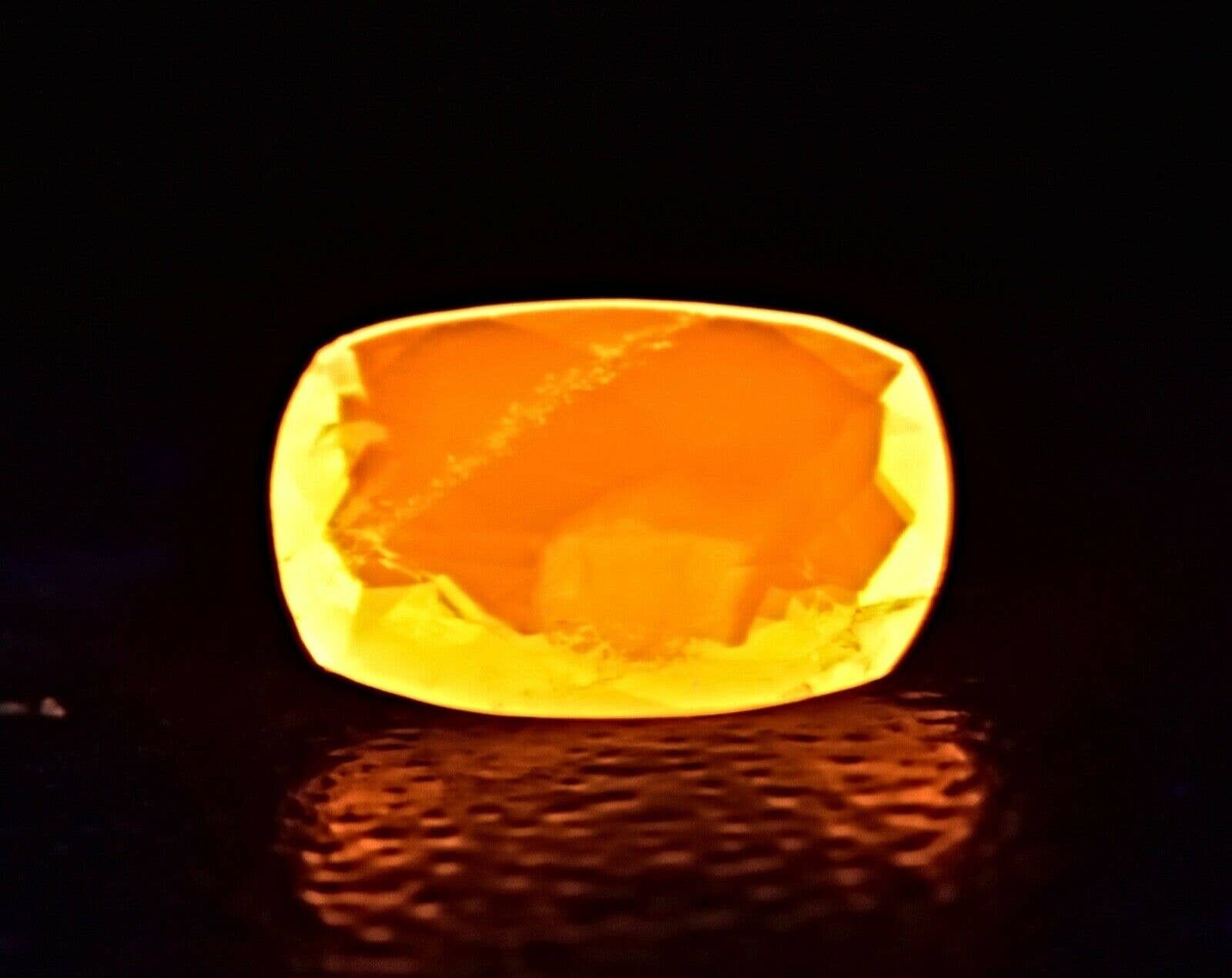 Fluorescent Phosphorescent Color Change Faceted Hackmanite Gemstone 0. ...
