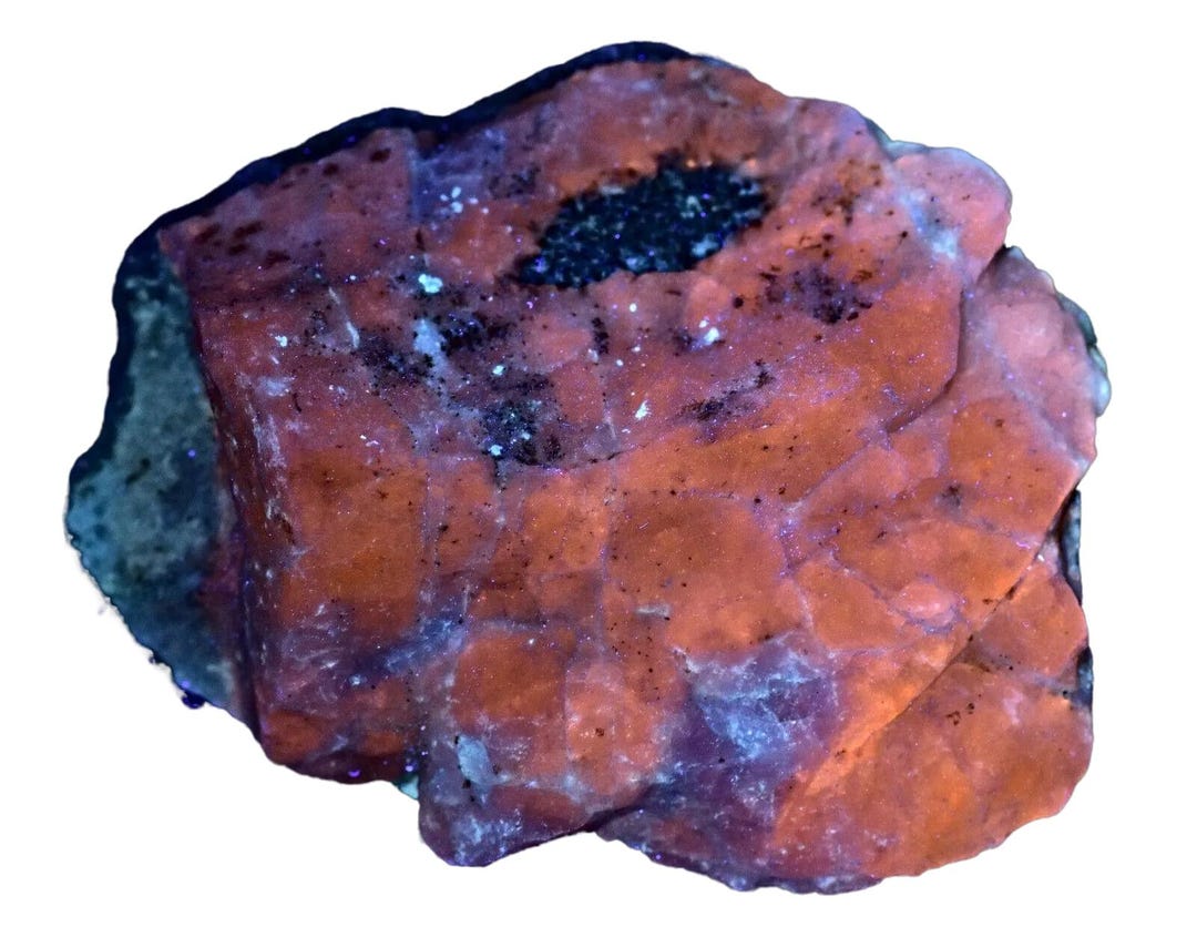 84 Gram Natural Fluorescent Blue Hackmanite Specimen - Etsy