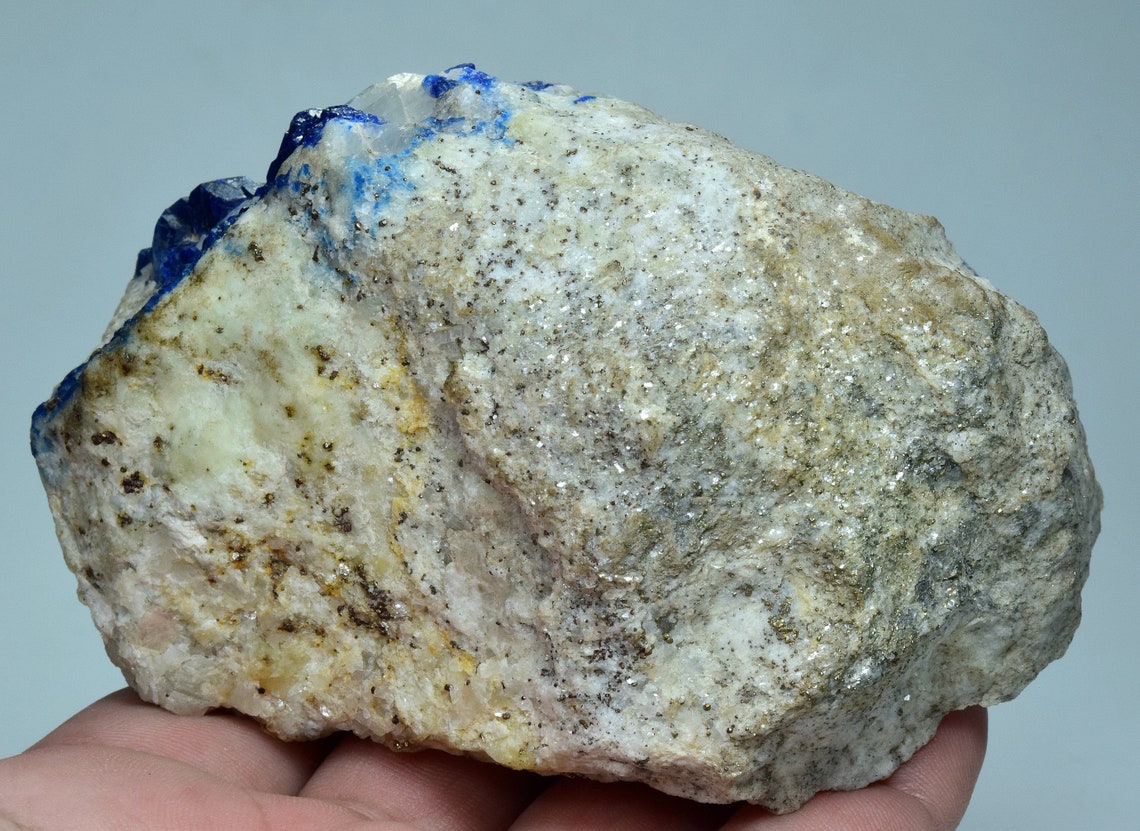 Rare Terminated Hauyne Hauyn Crystal Cluster With Pyrite on Matrix 540 ...