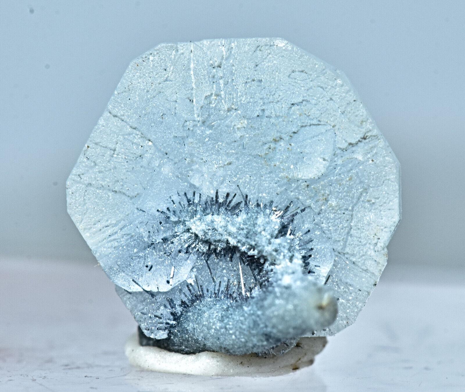 Amazing Unusual Vorobyevite Beryl Rosterite Crystal With Tourmaline 0. ...