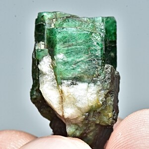 Deep Green Color Unique Emerald Crystal Combined With Pyrite 35.50 ...