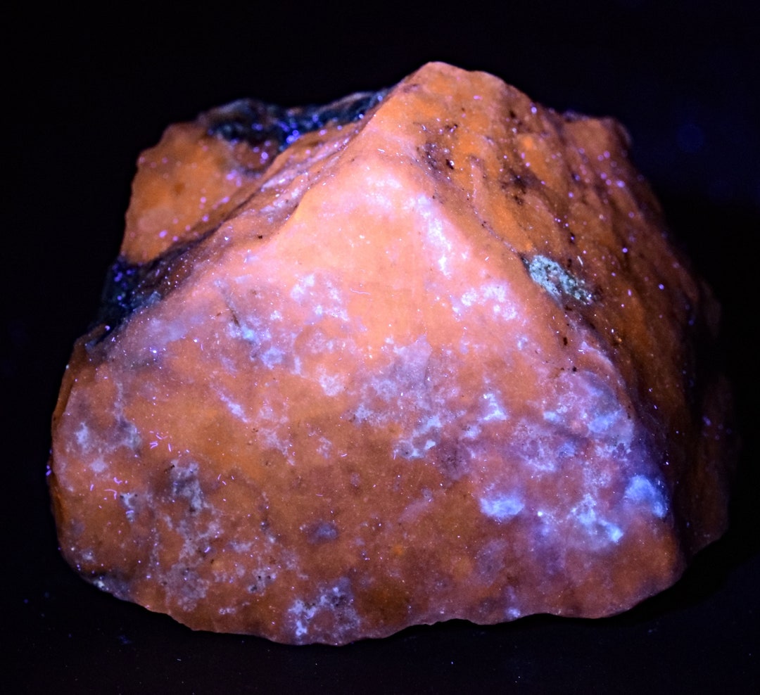 Fluorescent Natural Blue Color Hackmanite Rough Stone 323 Gram - Etsy