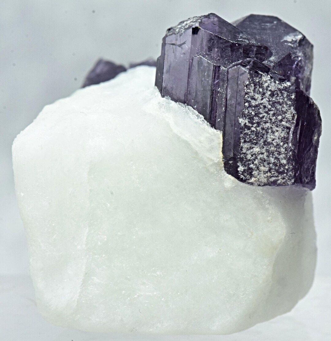 Fluorescent Purple Scapolite Crystals on Matrix From Badakshan Afg 15 ...