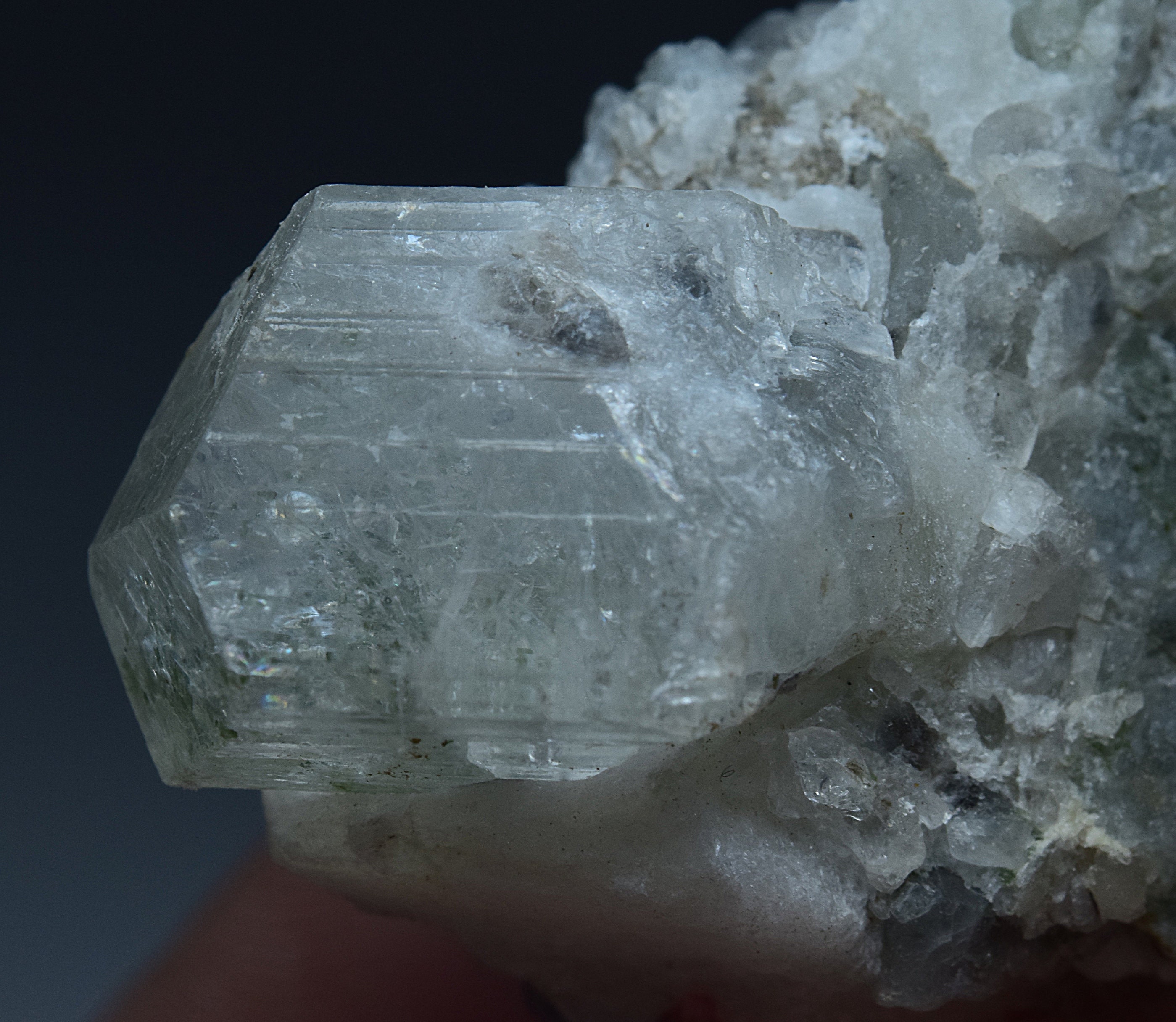 WOW Natural Fluorescent Scapolite Crystal Specimen W/ Epidote - Etsy