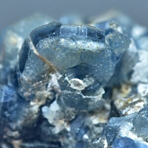 Unusual Deep Blue Color Vorobyevite Beryl Rosterite Crystal Cluster 44 ...