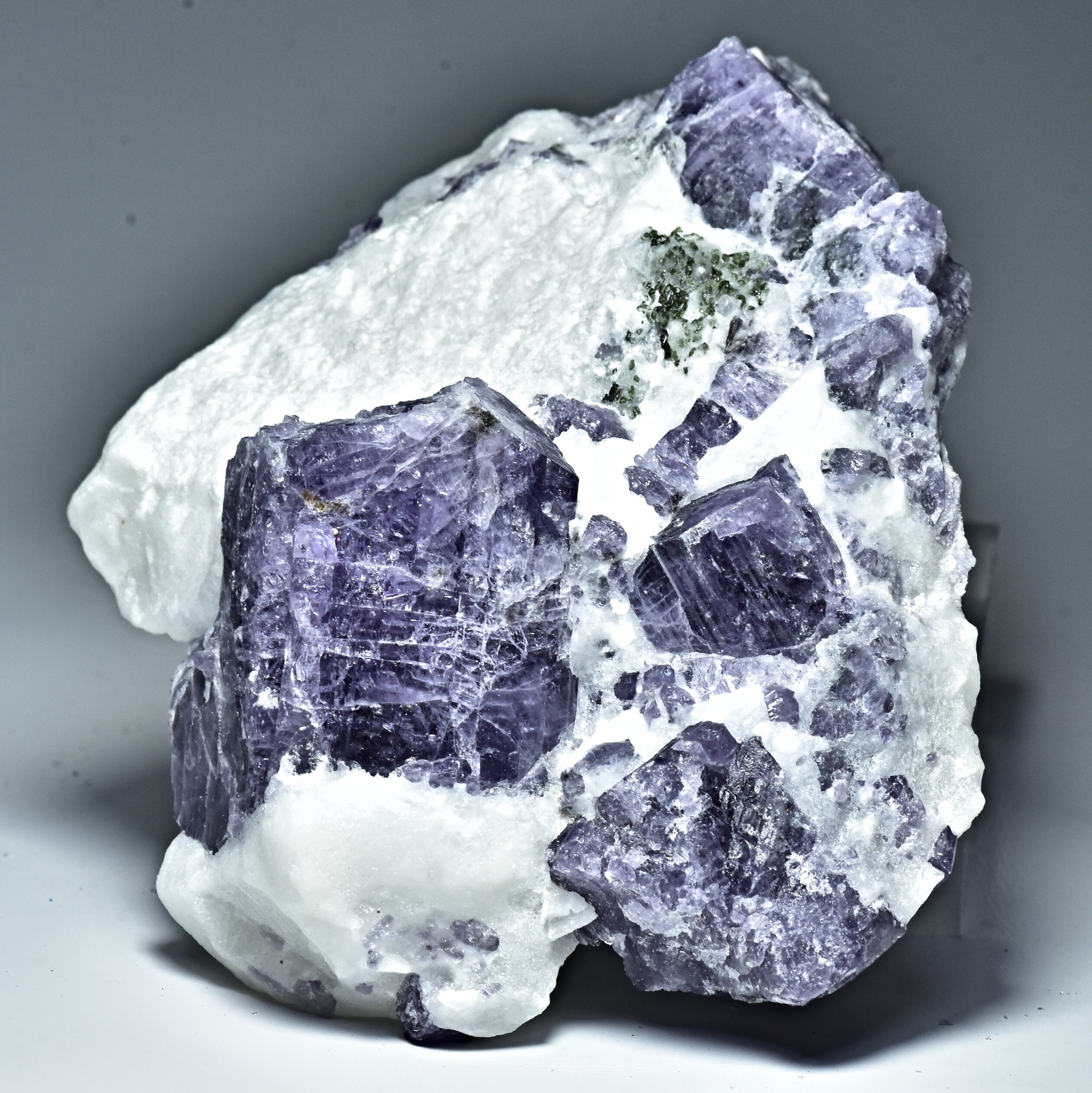 203 Gram Fluorescent Purple Scapolite Crystal With Epidote on - Etsy UK