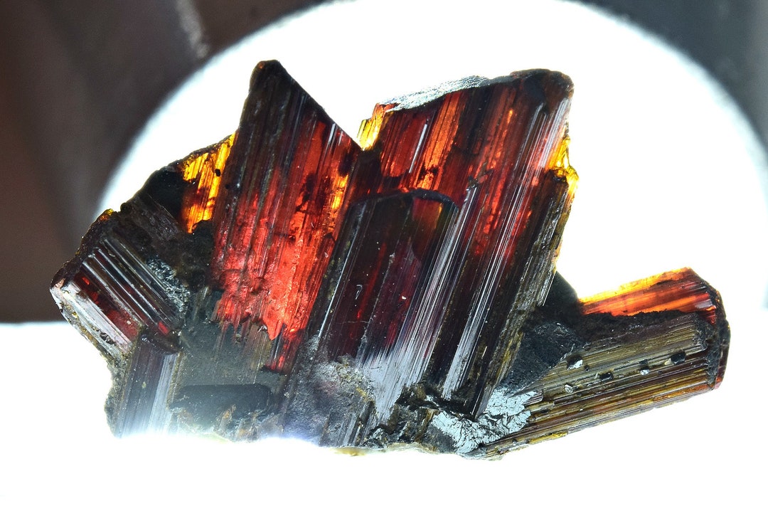 Unique Deep Red Color Rare Rutile Crystal From Zagi Pakistan 4.40 Carat ...