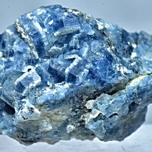 Unusual Deep Blue Color Vorobyevite Beryl Rosterite Crystal Cluster 44 ...