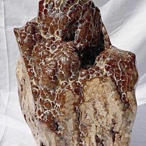 AMAZING 20.6 KG Natural Fluorescent Chocolate Color Bubble Calcite ...