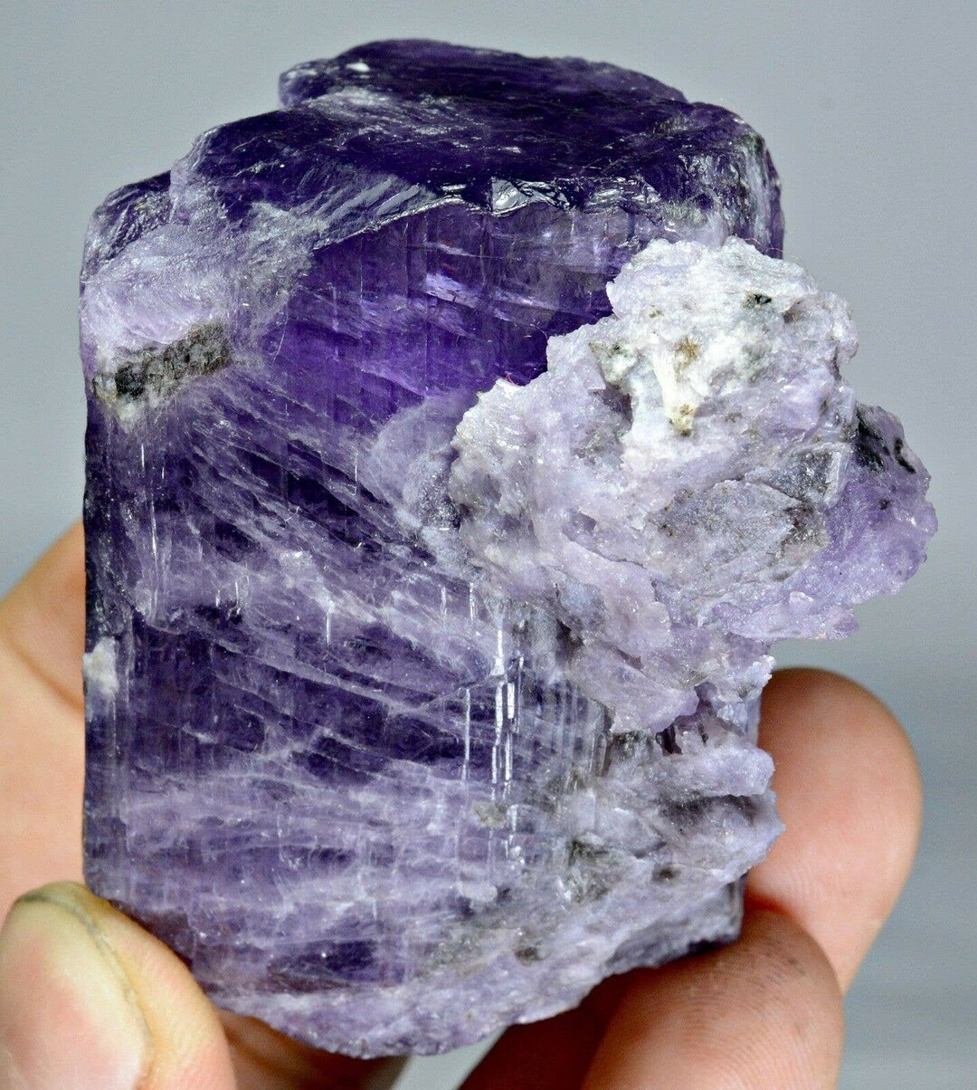 972 Carat Fluorescent Damage Free Double Terminated Purple Scapolite ...