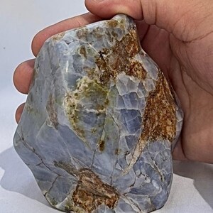 561 Gram Short Wave Long Wave Fluorescent Blue Hackmanite Tumbled Stone ...