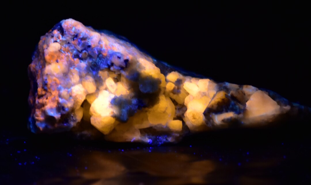 1449 Gram Fluorescent Marialite Scapolite Crystal Cluster W/ Sodalite ...
