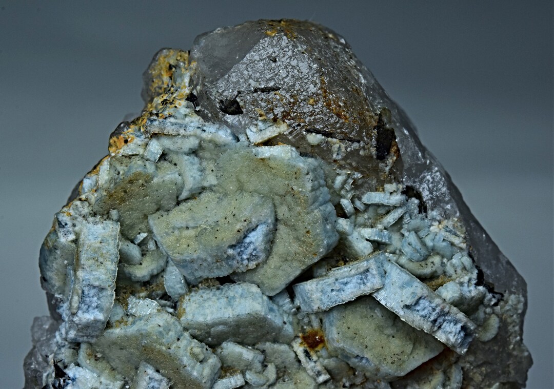 Vorobyevite Beryl Rosterite Crystal Cluster W/ Black Tourmaline ...