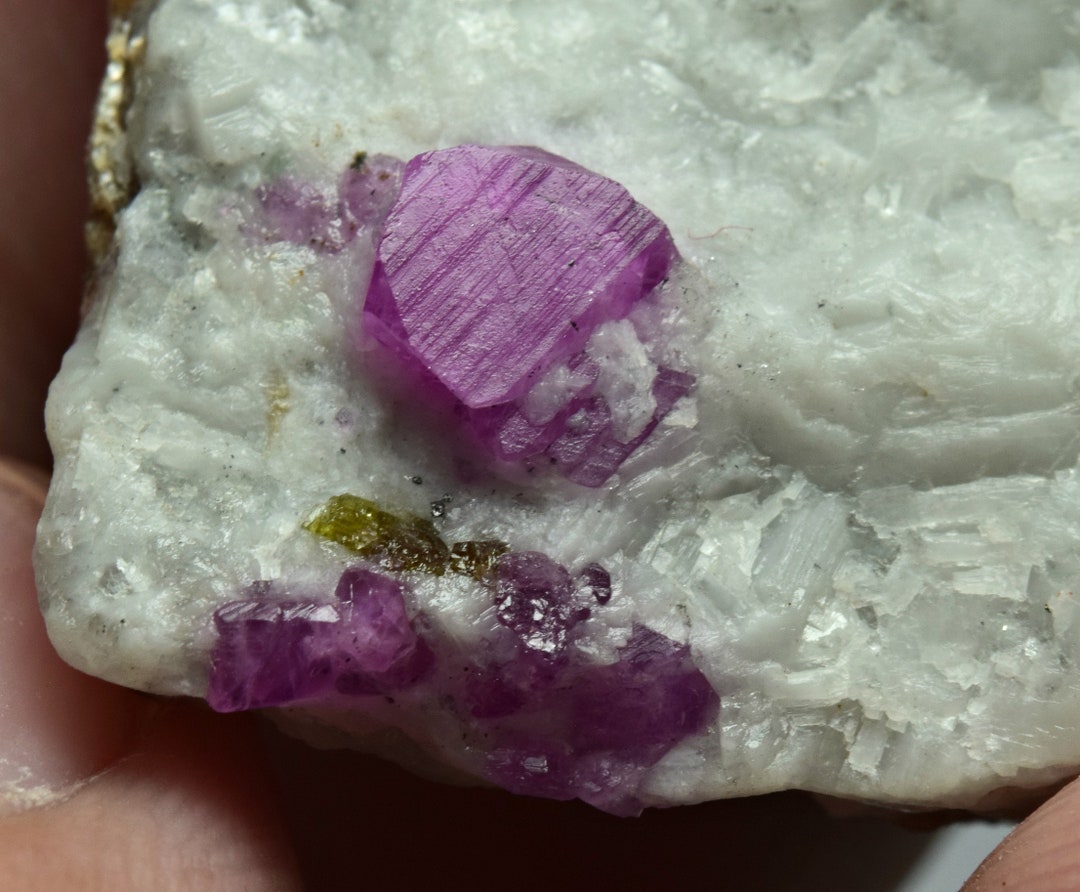 36 Gram Natural Ruby Crystal With Unknown Mineral on Matrix From ...