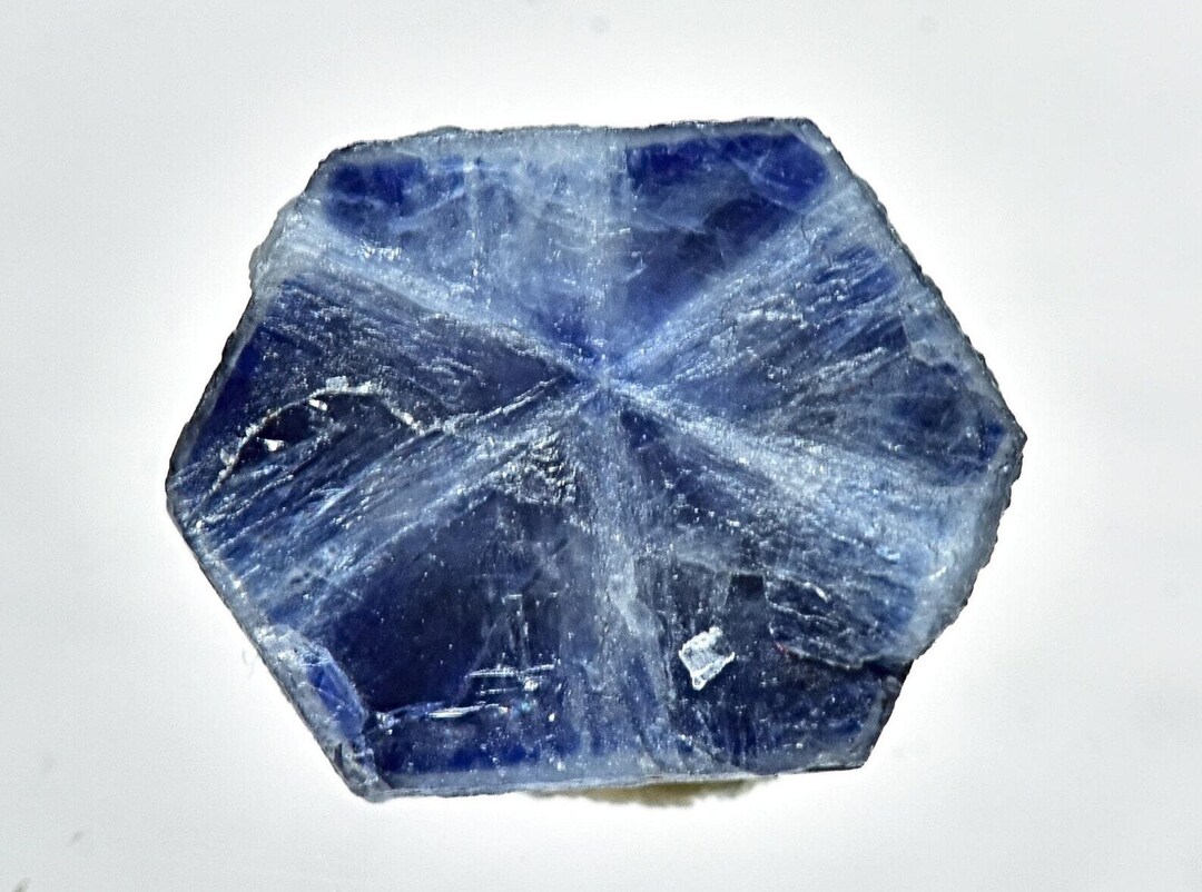 Rare Terminated Natural Sapphire Trapiche Crystal 1.95 Carat - Etsy