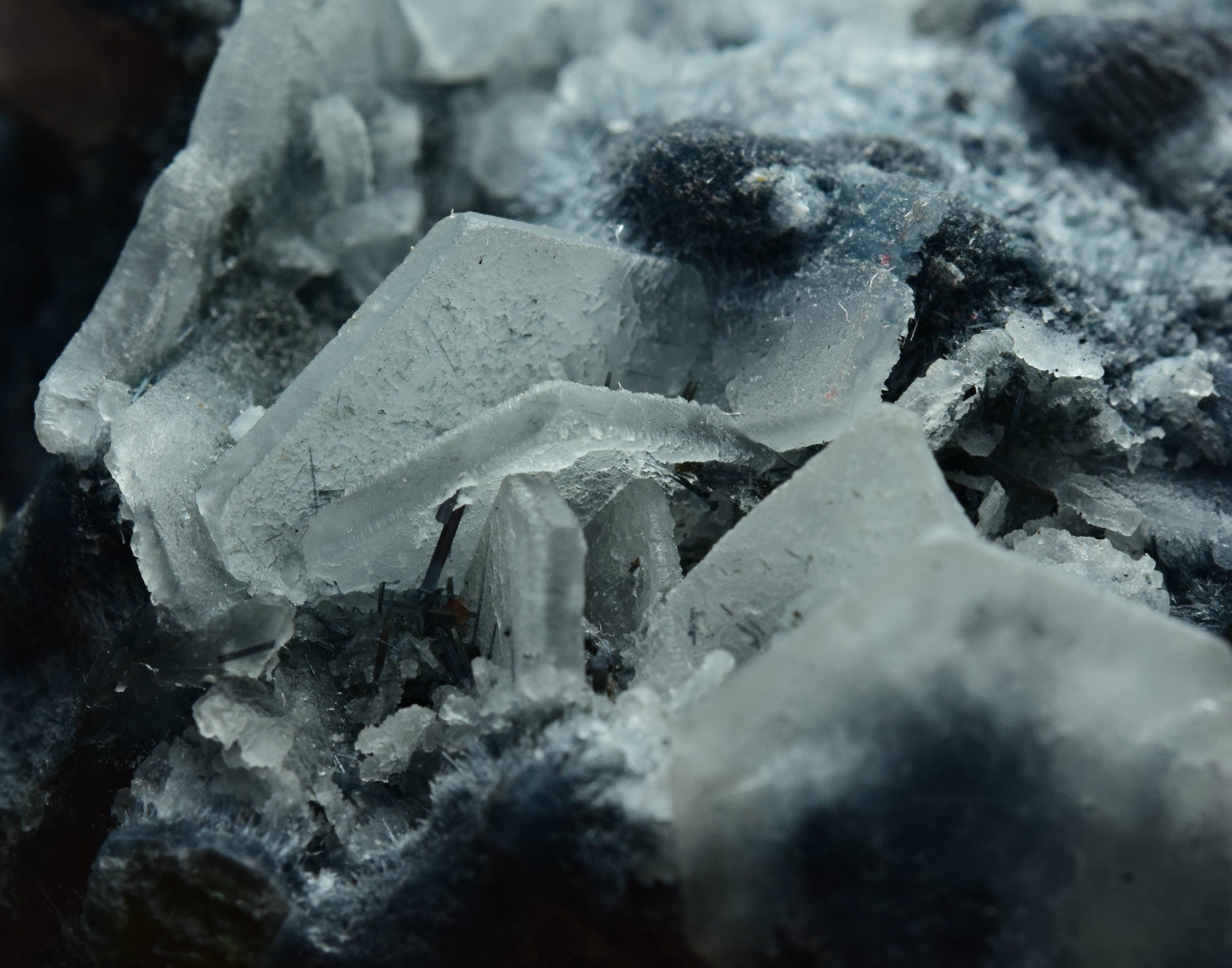 Rare Vorobyevite Beryl Rosterite Crystal W/ Tourmaline Crystal | Etsy