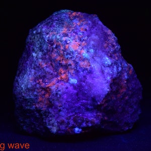 Rare Fluorescent Hauyne Hauyn Crystals W/ Calcite Mica Pyrite on Matrix ...