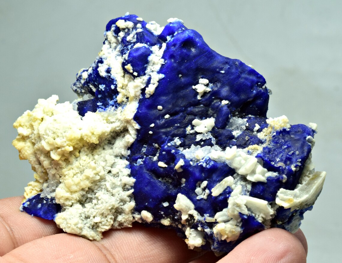 104 Gm Rare Forsterite Crystals Cluster on Royal Blue Lazurite - Etsy