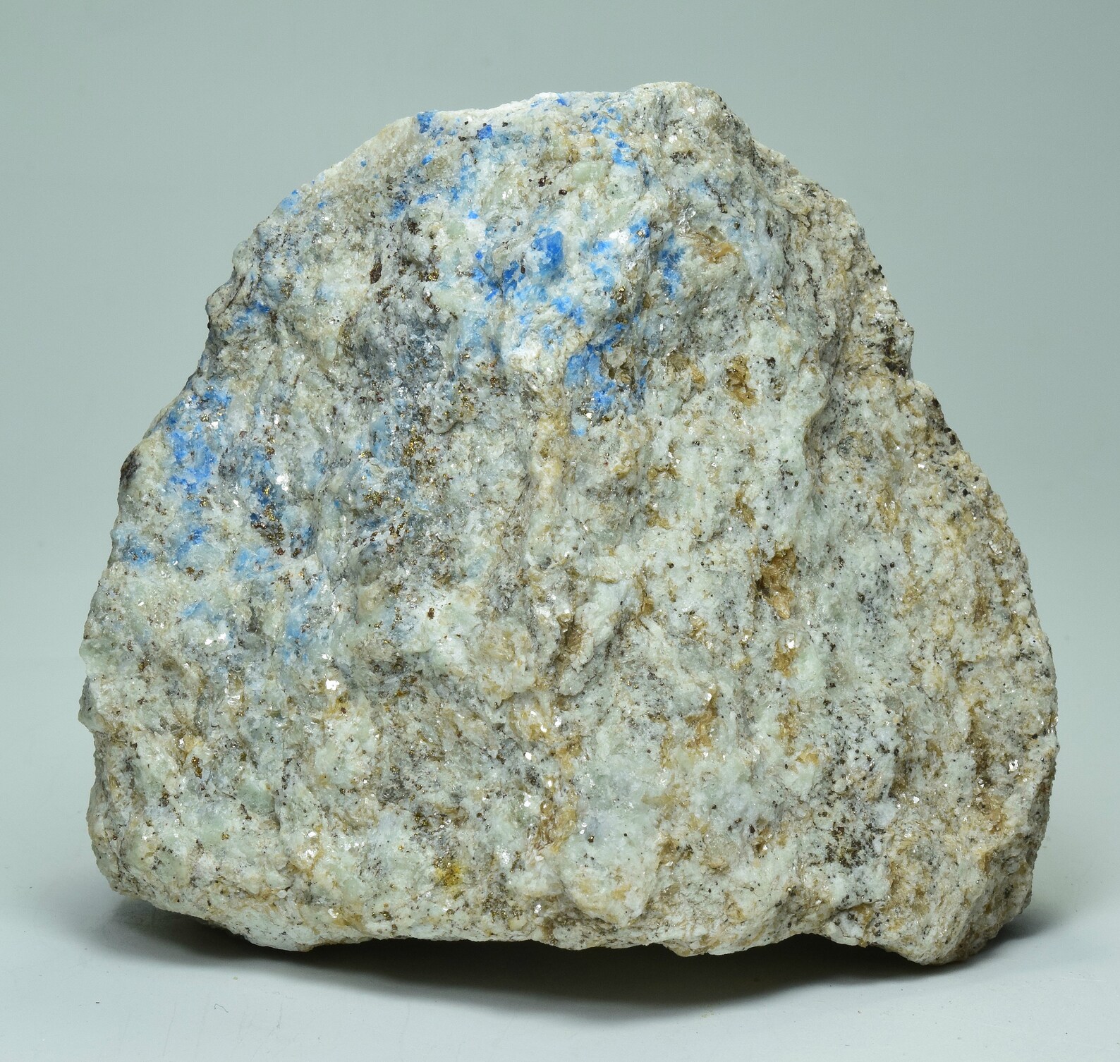 Rare Fluorescent Hauyne Hauyn Crystals W/ Calcite Mica Pyrite on Matrix ...