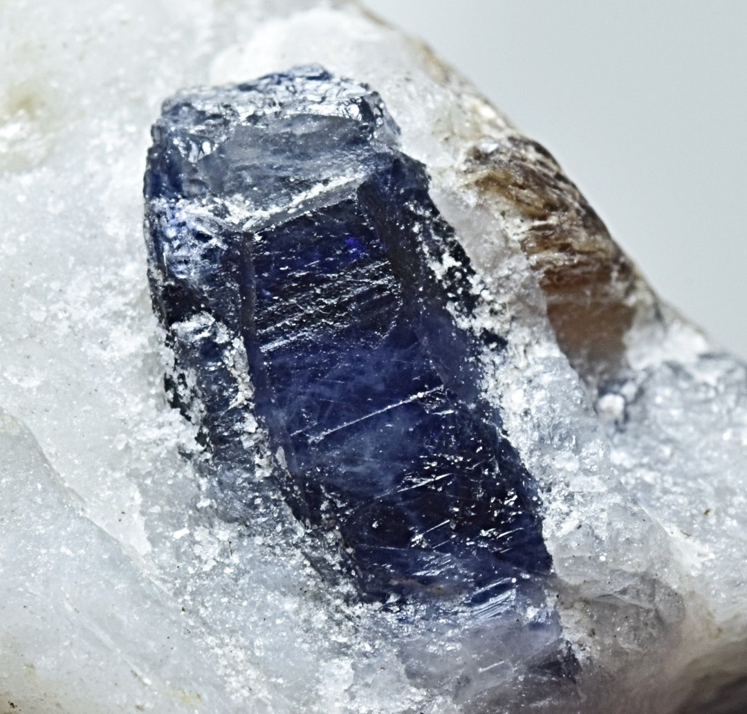 Deep Blue Color Natural Sapphire Crystal Specimen 76 Carat - Etsy