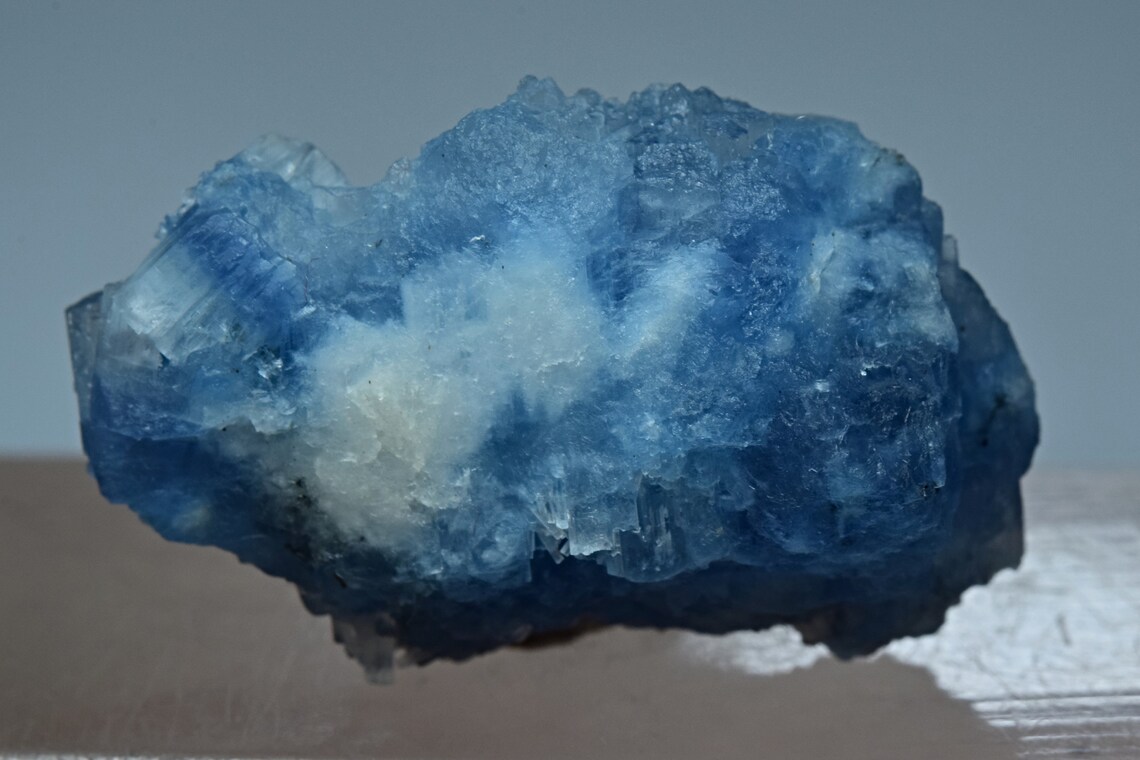 Unusual Deep Blue Vorobyevite Beryl Rosterite Crystal 25 Carat - Etsy