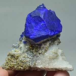 Superb Quality Blue Color Lazurite Crystal Specimen With Forsterite 163 ...