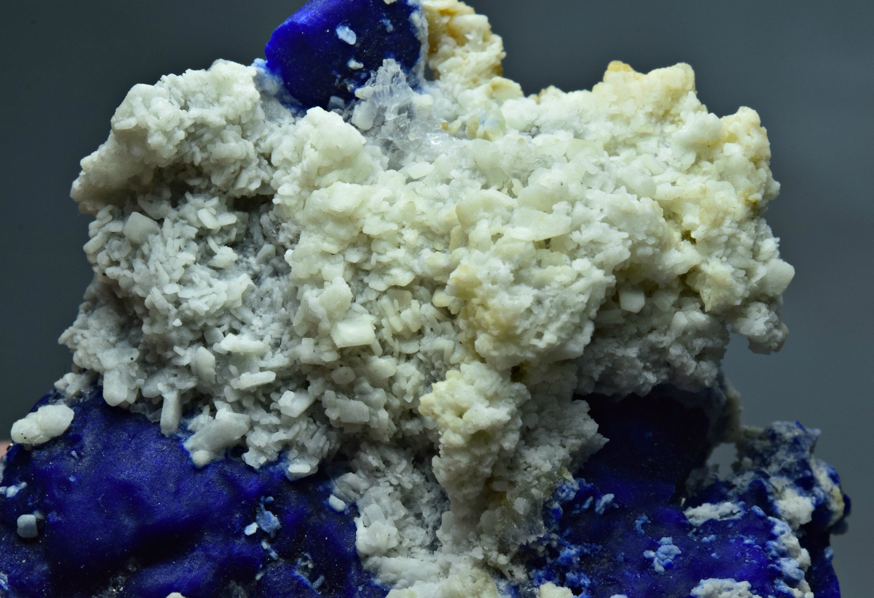 104 Gm Rare Forsterite Crystals Cluster on Royal Blue Lazurite - Etsy