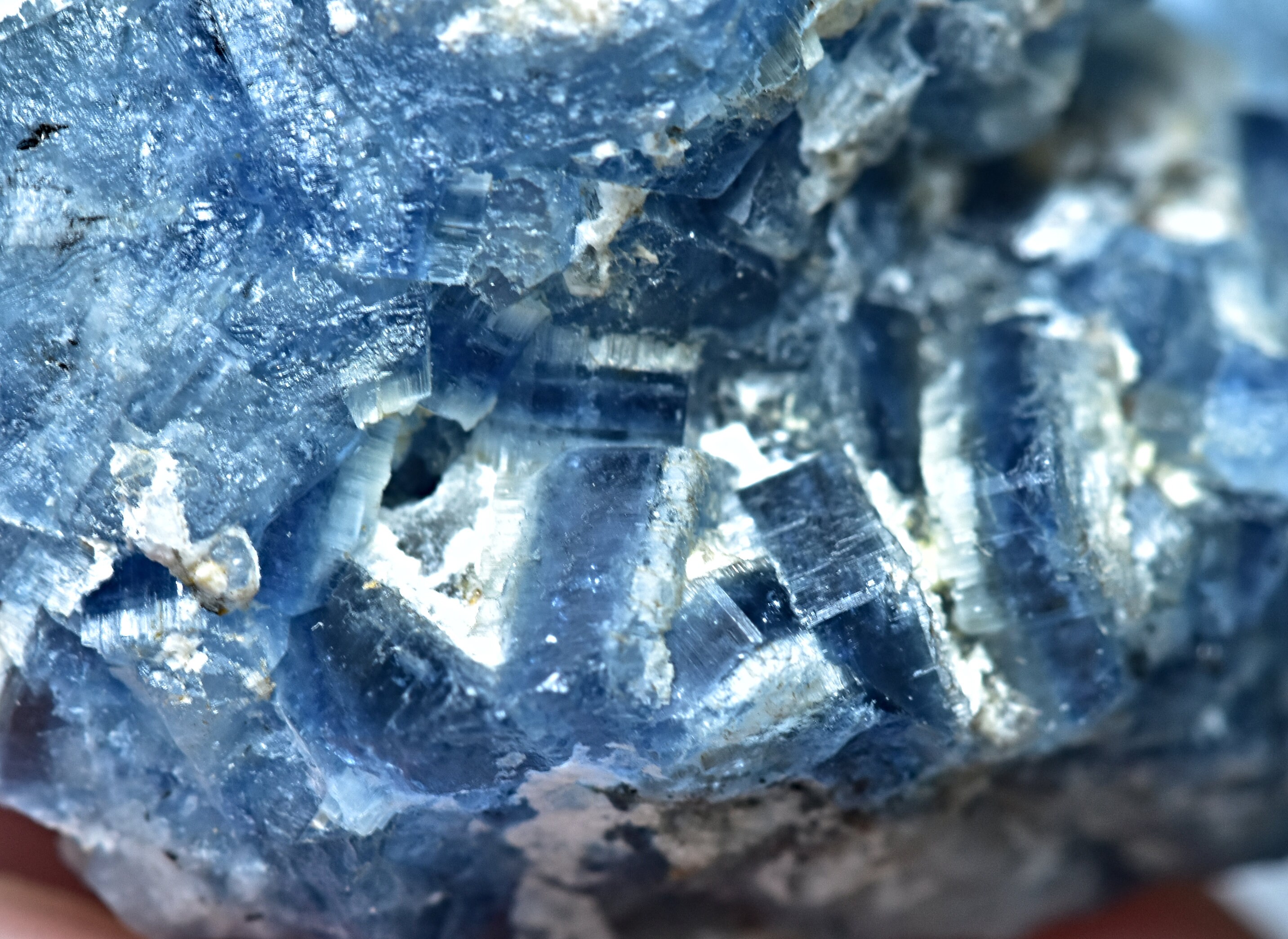 Unusual Deep Blue Color Vorobyevite Beryl Rosterite Crystal Cluster 44 ...