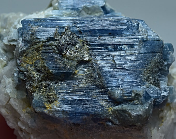 Unusual Vorobyevite Beryl Rosterite Blue Alkali Beryl Crystal With Mica ...