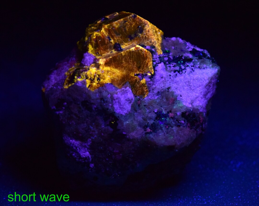 96 Gram Natural Red Color Terminated Fluorescent Zircon Crystal ...
