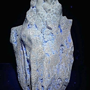 AMAZING 20.6 KG Natural Fluorescent Chocolate Color Bubble Calcite ...