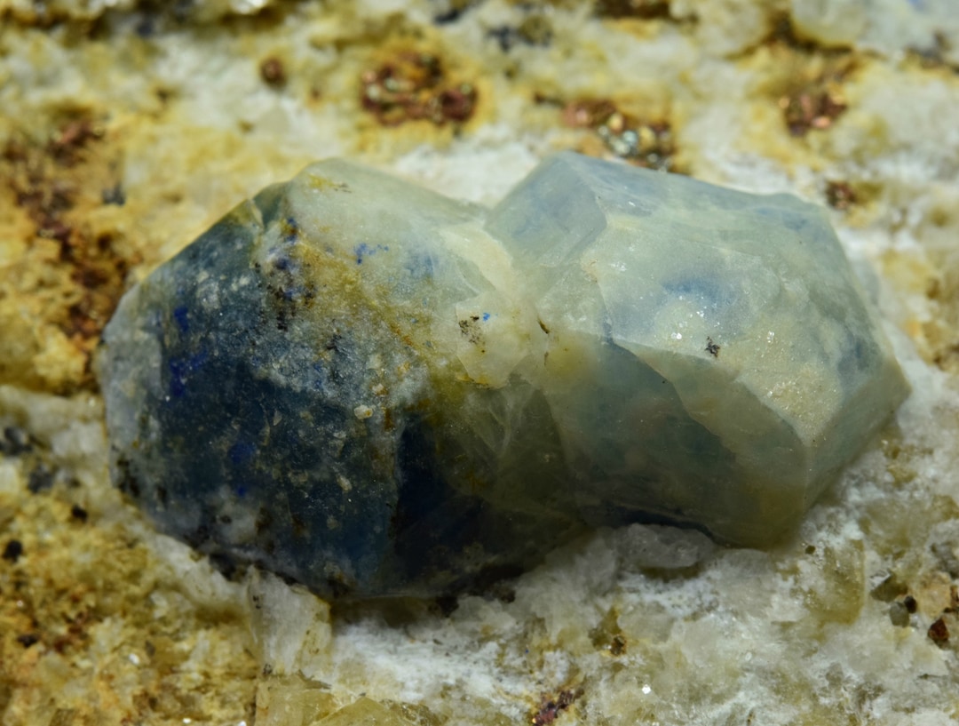 Unusual Fluorescent Afghanite Crystal W/ Wernerite Scapolite on Matix ...