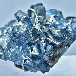 Unusual Deep Blue Color Vorobyevite Beryl Rosterite Crystal Cluster 44 ...