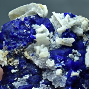 104 Gm Rare Forsterite Crystals Cluster on Royal Blue Lazurite Crystal ...