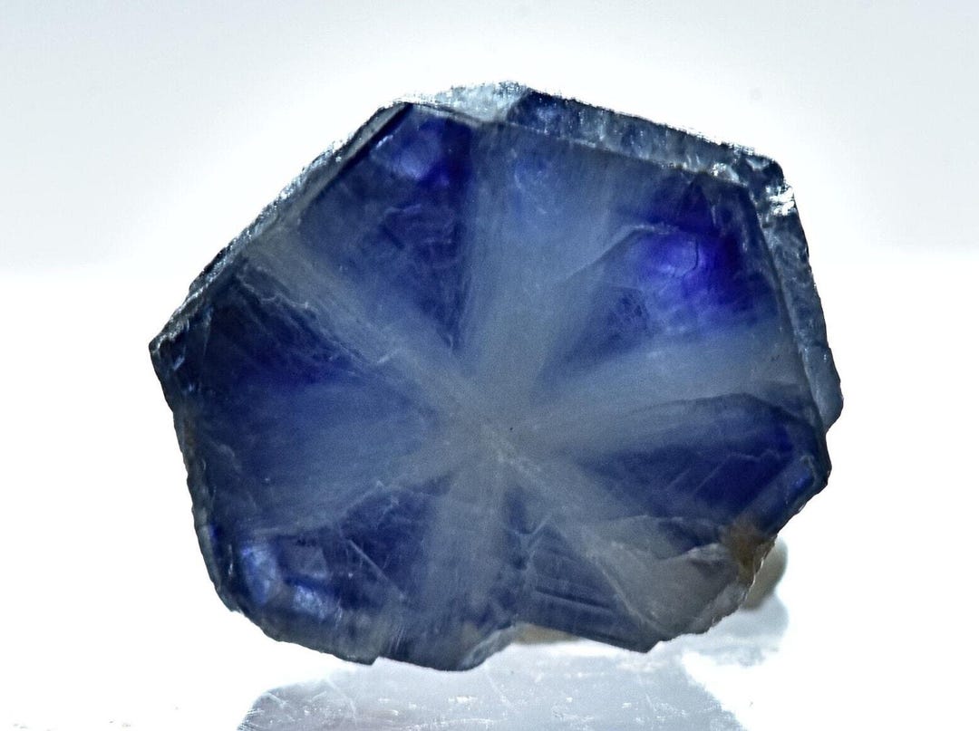 Rare Natural Sapphire Trapiche Crystal 1.90 Carat - Etsy
