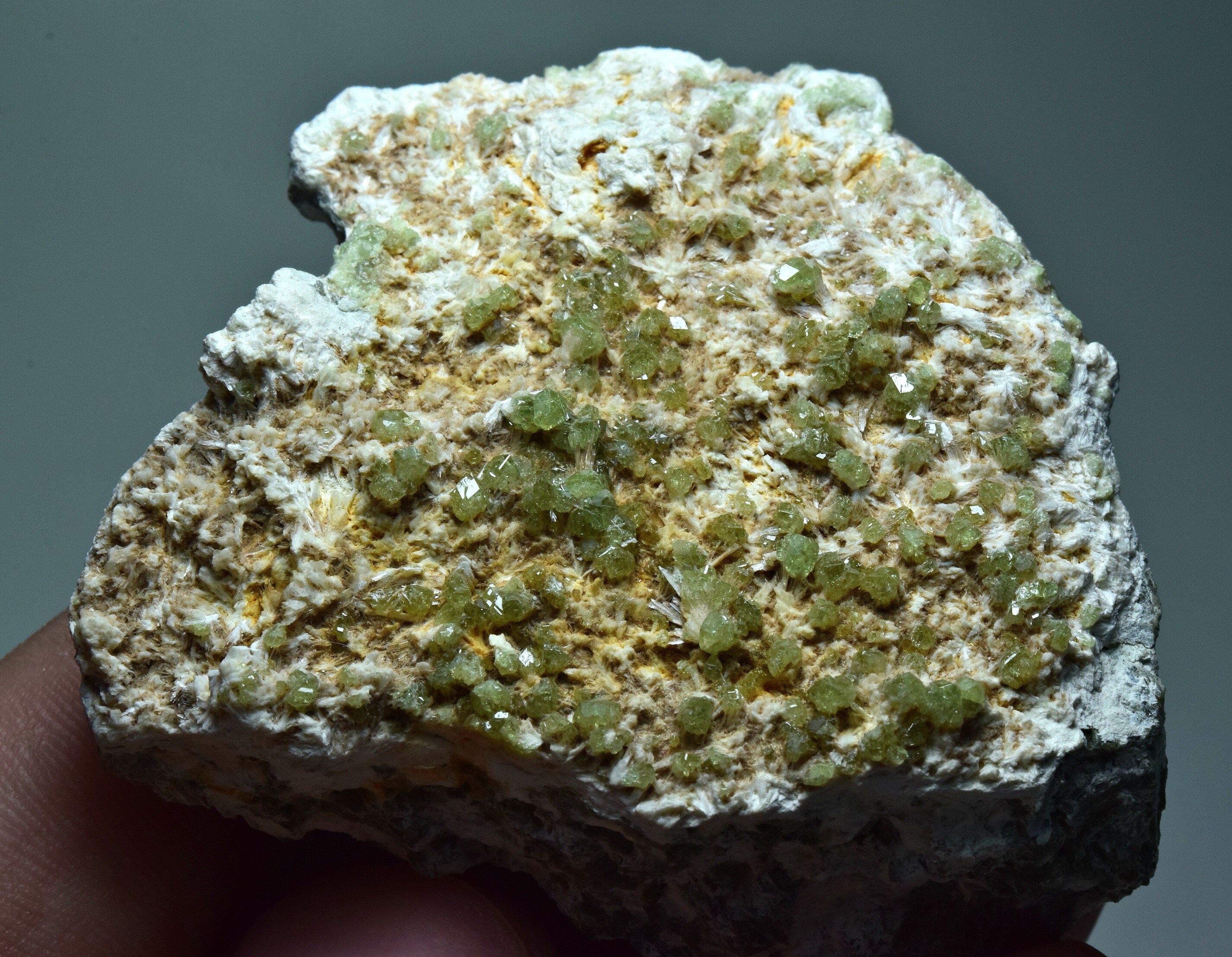 Rare Green Color Demantoid Garnet Crystals Cluster on Matrix - Etsy