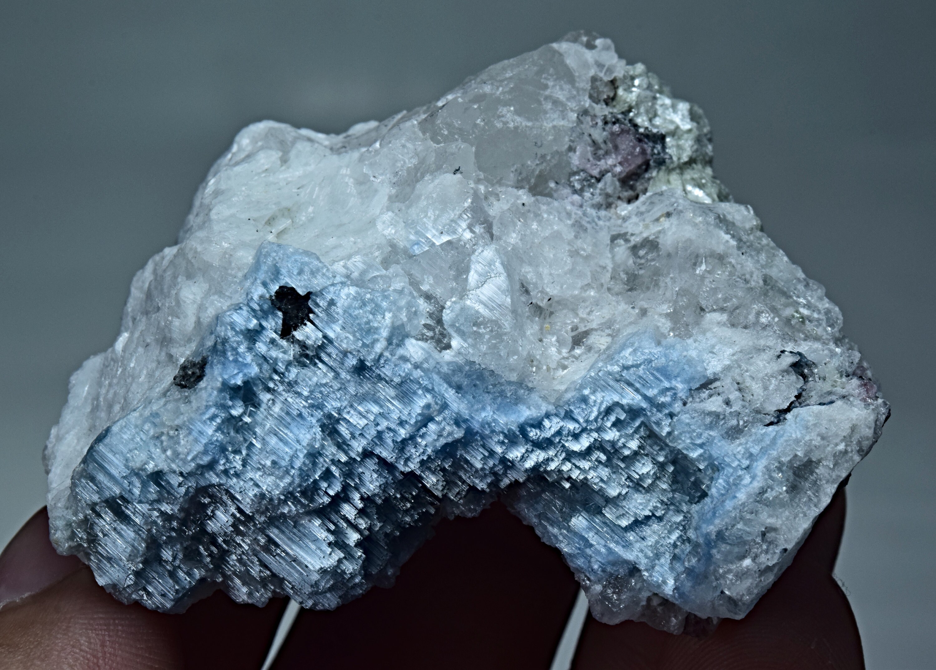 Etched Vorobyevite Beryl Rosterite W/ Tourmaline & Quartz on - Etsy