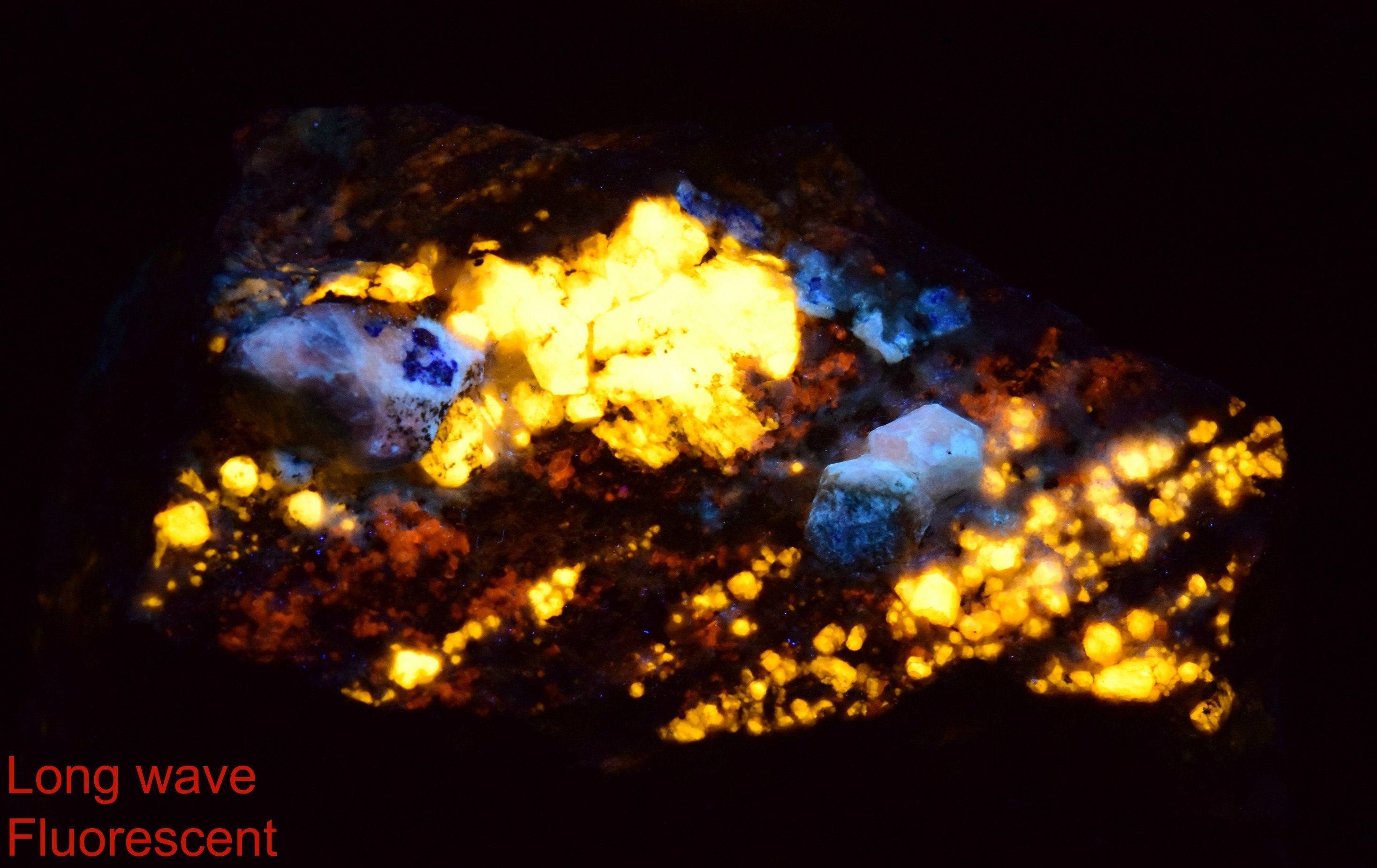 Unusual Fluorescent Afghanite Crystal W/ Wernerite Scapolite | Etsy