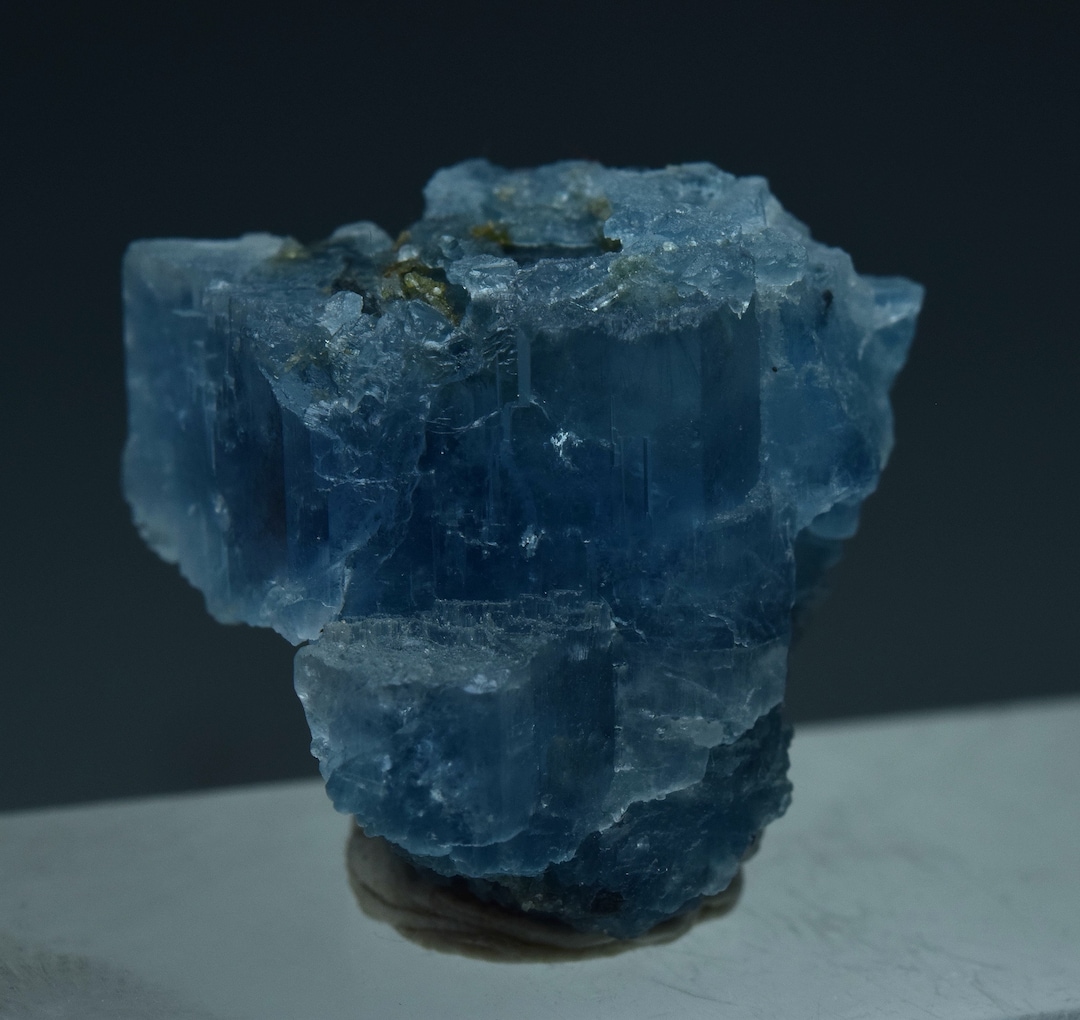 24 Carat Unusual Blue Color Vorobyevite Beryl Rosterite Crystal - Etsy