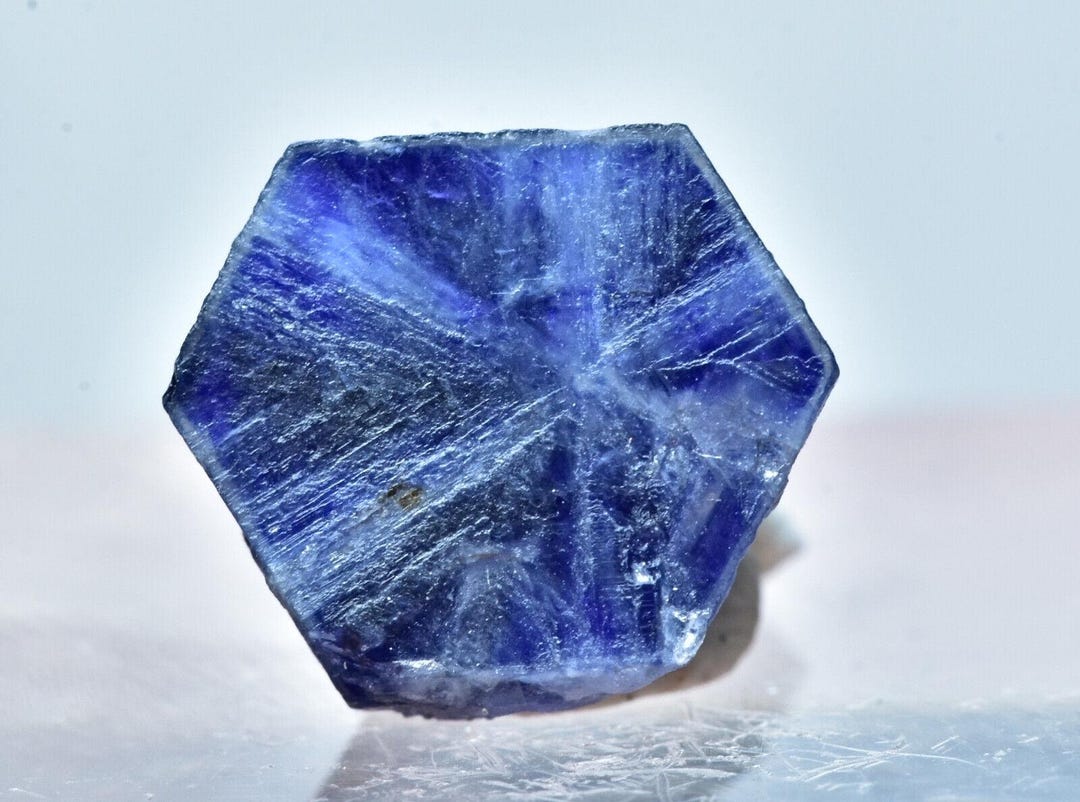 Rare Trapiche Sapphire Crystal From Badakhshan Afghanistan 3.65 Carat ...