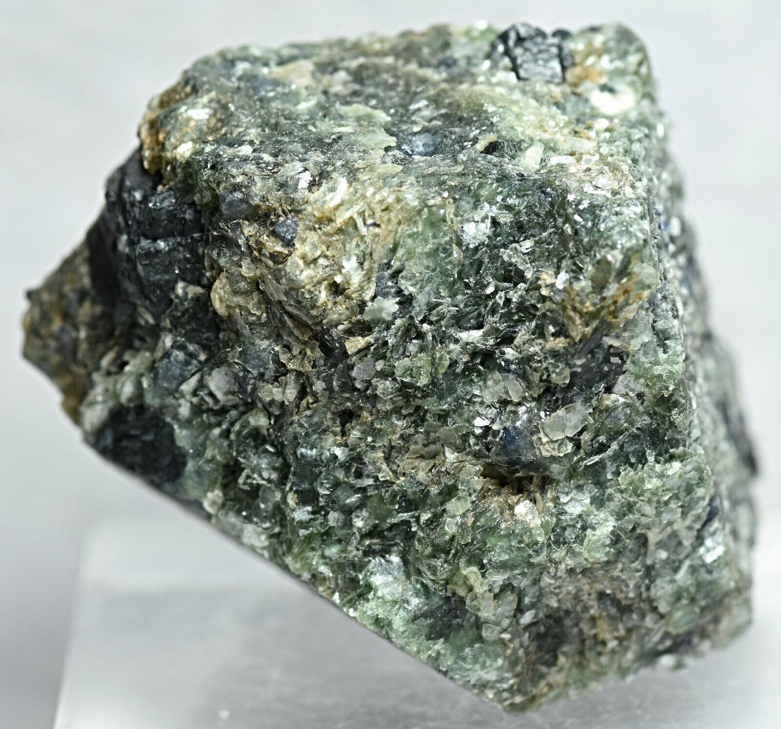 Dravite Tourmaline Crystal Specimen on Green Mica Matrix From Badakshan ...