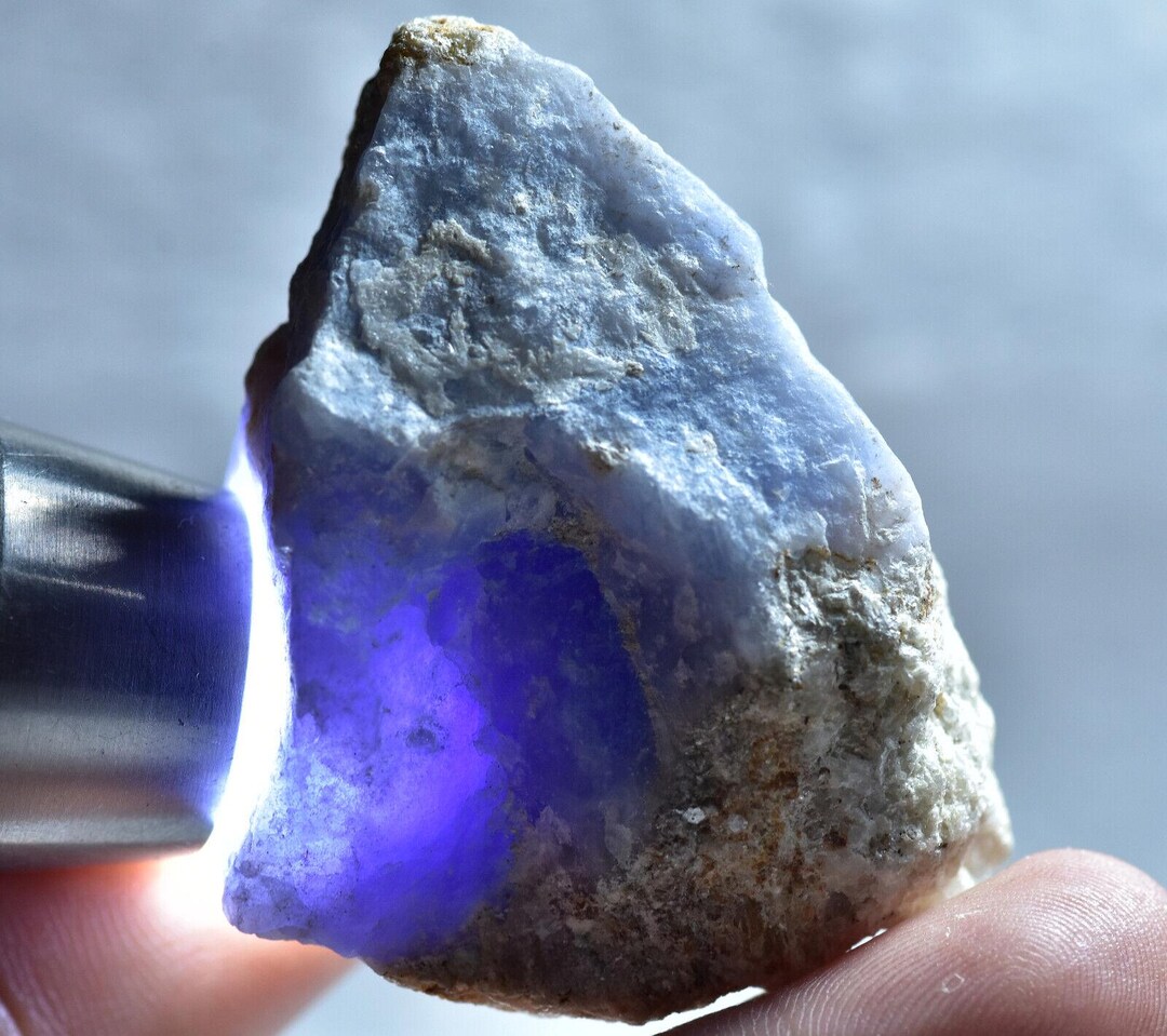 60 Gram Fluorescent Natural Blue Hackmanite Specimen - Etsy